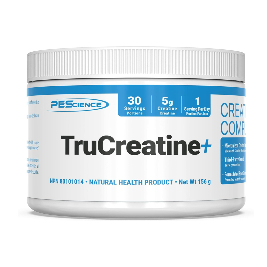 PEScience TruCreatine+ 30 Servings 156g Creapure Creatine Monohydrate – fuelsupplements.com