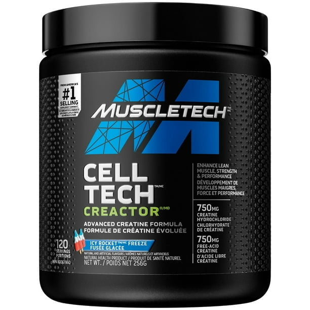 MuscleTech Cell-Tech Creactor Creatine HCL Powder 120 Servings ...