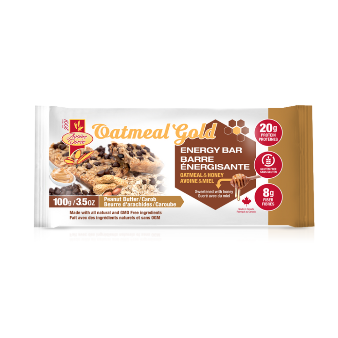 Oatmeal Gold Avoine Dorée Oatmeal & Honey Energy 100g Bar | Fuel ...