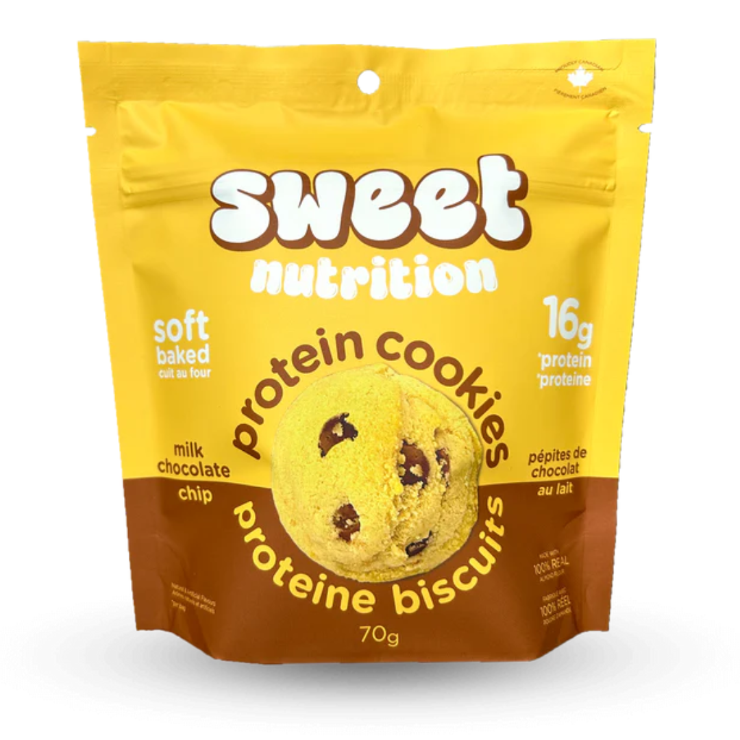 Sweet Nutrition Protein Cookie Milk Chocolate Chip (Box of 6) | Fuel ...
